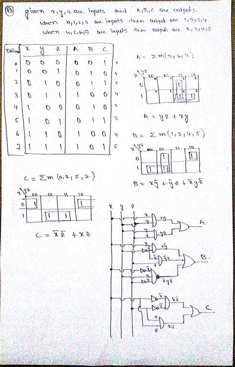 solved design a combinational circuit with three inputs x