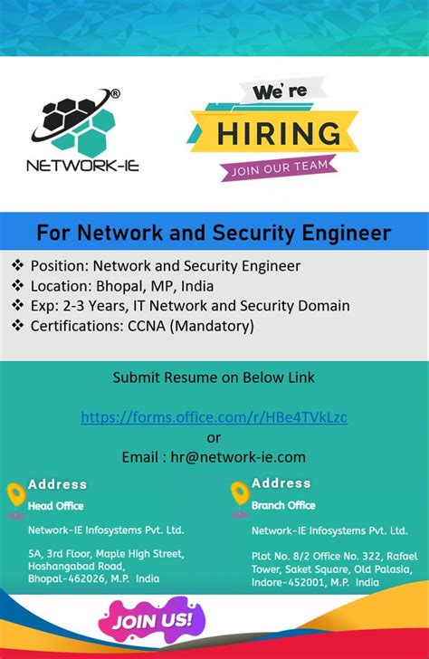 network ie infosystems pvt ltd on linkedin hiring networkengineer networkie joinus ccna