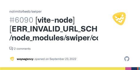 Vite Node Errinvalidurlscheme Nodemodulesswipercorecorejs