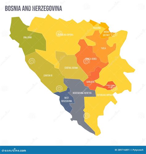 Sarajevo Canton Bih Federation Of Bosnia And Herzegovina Fbih Map