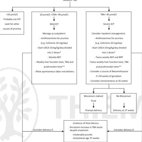 Suggested Management Algorithm For Icp If Tba Levels Continue To Rise