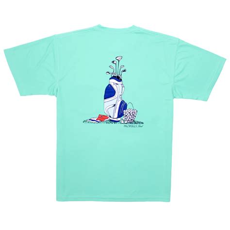 Properly Tied Performance Ss Tee Golf Clubs Shades Sunglasses