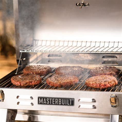 Masterbuilt Mb20030819 Portable Propane Grill Stainless Steel
