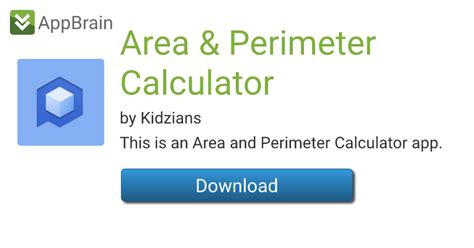 Area And Perimeter Calculator For Android Free App Download