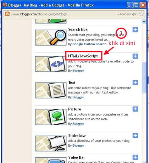 Tutorial Bina Blog Cara Pasang Kod Html Javascript Dalam Blog
