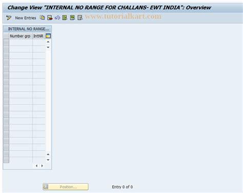 J INO SAP Tcode Customizing Table For Challan No Ran