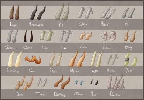 Character Horns By Elithianfox On Deviantart Character Design