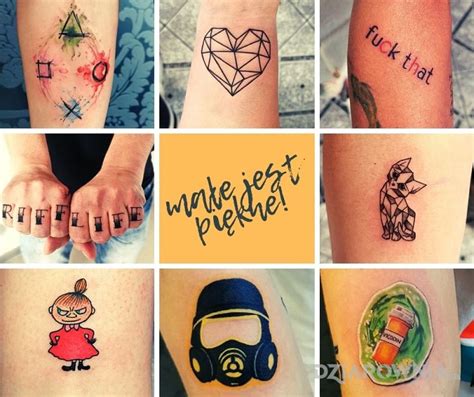 Tatuaż mały tatuaż to również tatuaż Autor Studio Haza Tattoo