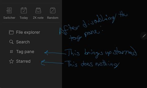 Disabled Core Plug In Still Visible Bug Graveyard Obsidian Forum