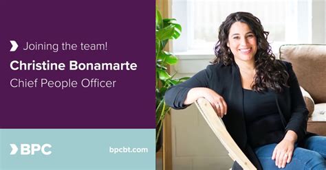 We Are Delighted To Announce That Christine Bonamarte Has Joined Bpc