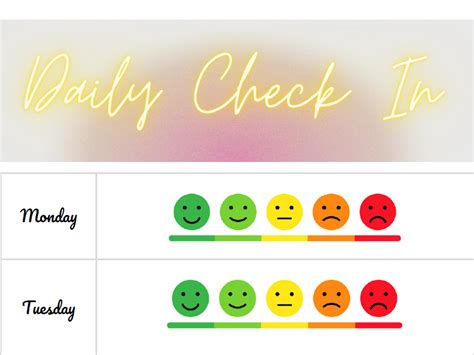 Daily Check In Sheet Teaching Resources