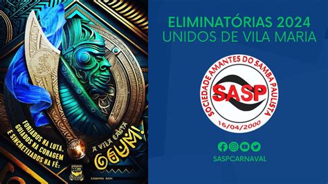 Ouça os sambas concorrentes da Unidos de Vila Maria Carnaval SASP Carnaval