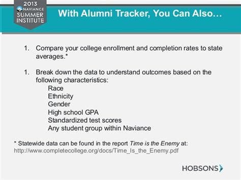Tracking Alumni Outcomes With Alumni Tracker