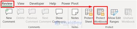 Difference Between Protect Sheet And Protect Workbook In MS Excel