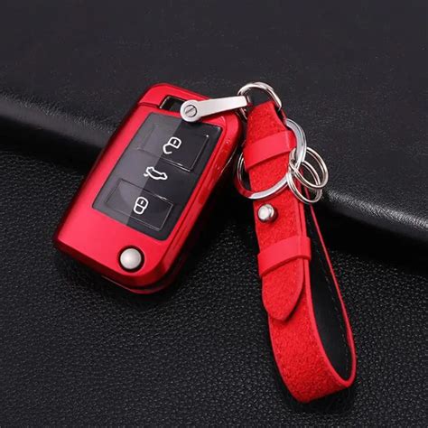 Funda Para Llave De Coche Funda De TPU PC Para Volkswagen VW Golf