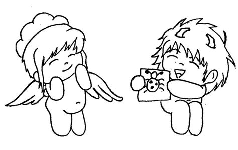 Devil Angel Chibis 03 By Am Ffs On Deviantart