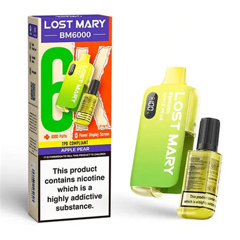 Lost Mary Bm600 Disposable Vape Pen E Cigarette 600 Puffs Vaporizerhut