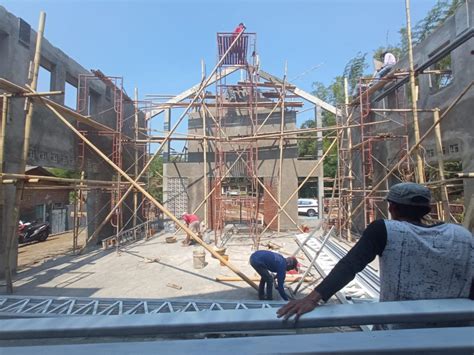 Perkembangan Projek Pembangunan Kapel St Bonifasius Landungsari