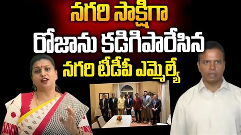 Nagari Tdp Mla Gali Bhanu Prakash Fires Rk Roja Comments On Cm