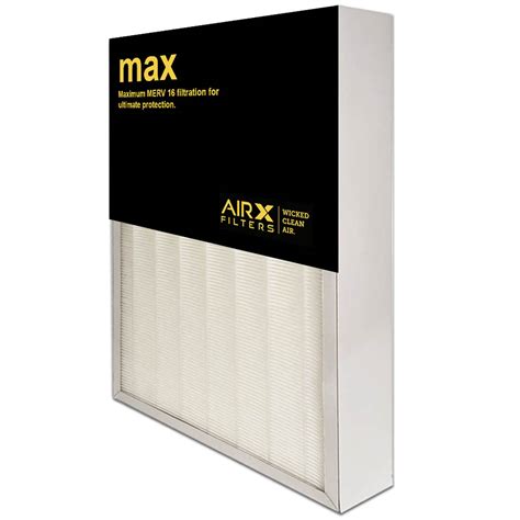 Max Protection Merv 16 Air Filter Replaces Honeywell 20x25x5 Filters