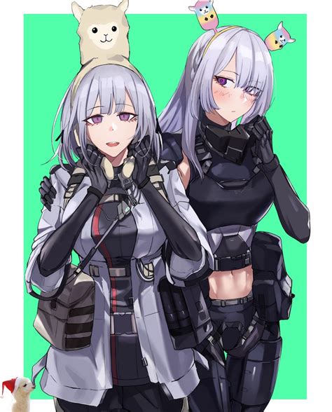 Rpk 16 And Ak 15 Girls Frontline Drawn By Mmm Ji1945 Danbooru