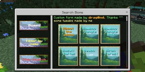 Biome Compass Addon Best Mods Addons And Maps For Minecraft Pe And