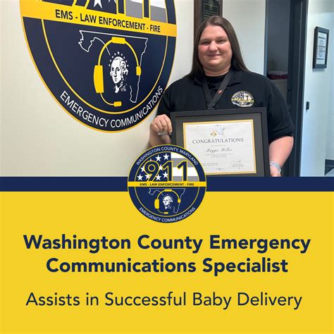 Washington County Emergency Communications Specialist Assists In