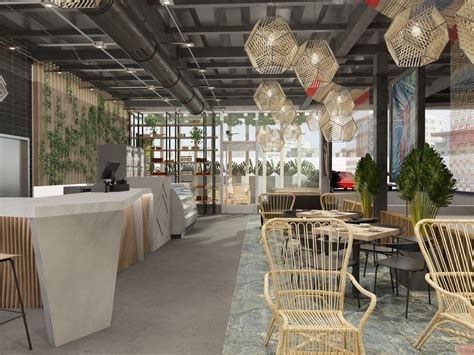 Modern Cafe Sketchup Model