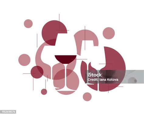 와인 기호입니다 와인잔과 그림 시음 메뉴 와인 리스트 레스토랑 와이너리 상점을 위한 디자인 요소 라벨 기호 레드 포도 와인