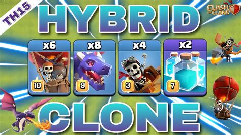 Th15 Max Hybrid Clone Attack Strategy 8 Dragon 4 Dragon Rider 6