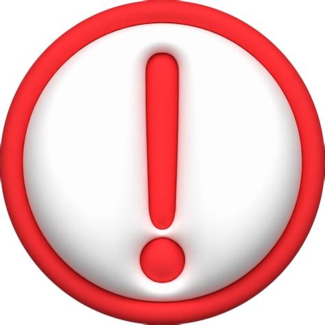 Illustration 3d Symbols With Caution Symbols 22796300 Png