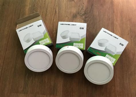 Surface Mounted Dimmable Led Panel Light 6w 85 265v Ac With Smart Ic Driver