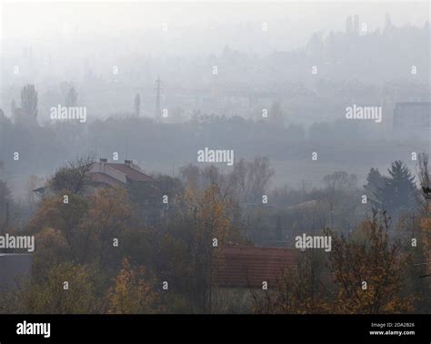 Fine Particulate Matter Air In The City And Pm 25 Dust Bad Weather