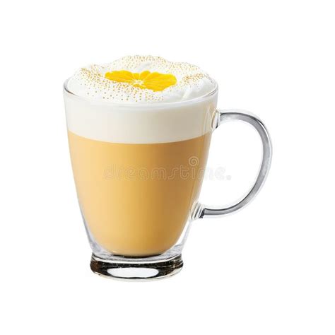 Yuzu Latte In A Clear Glass Mug With The Bright Citrusy Notes Of Yuzu