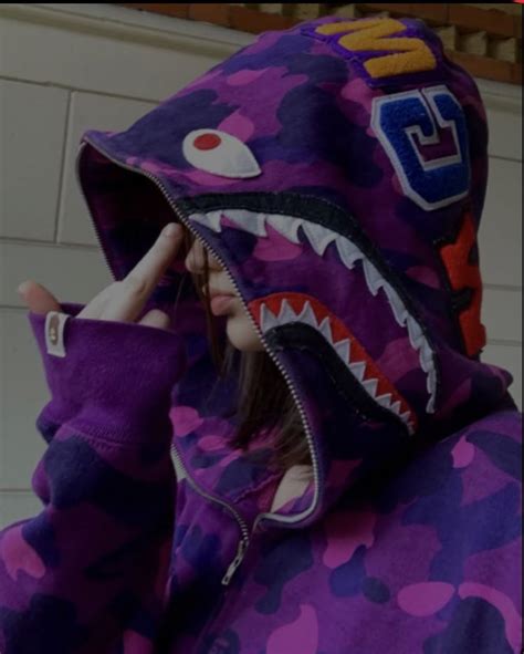Girl Hoodie Outfit Bape Shark Hoodie Iron Man Photos Y2k Bape