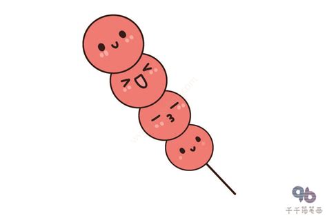 圆形巧画 糖葫芦简笔画 零基础学画简笔画