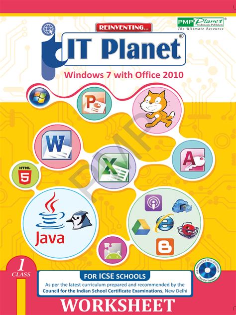 Icse Class 1 Computer Worksheet Pdf