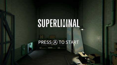Superliminal Title Screen Pc Ps4 Xbox One Switch Youtube