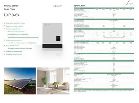 5 Kw Luxpowertek Lxp 6k Hybrid Solar Inverter 6kw Hybrid Solar