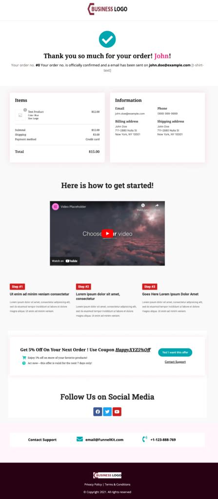 how to customize woocommerce order confirmation page