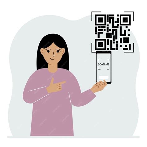 Premium Vector A Woman Holds A Mobile Phone In His Hand With The Text
