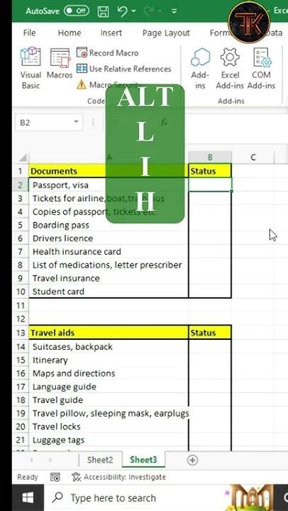 excel quick check box tech kitty shorts exceltips exceltricks