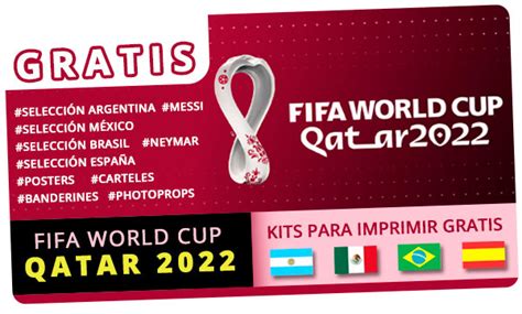 Imprimibles Mundial Qatar 2022 Gratis