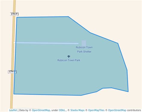 Rubicon Town Park In Rubicon Map And Routes