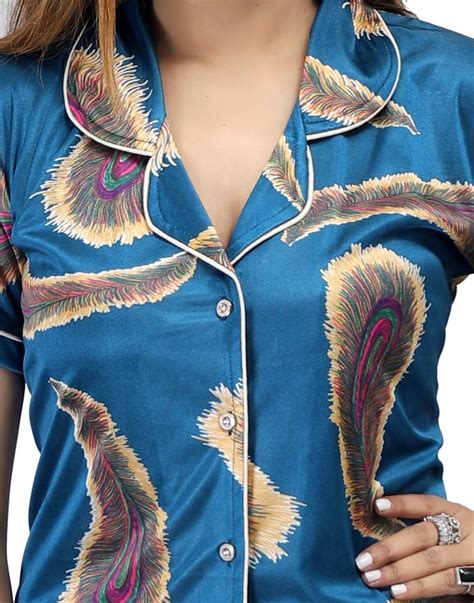 Womens Stylish Satin Night Suit Pyjama Size Free Size At Rs 250