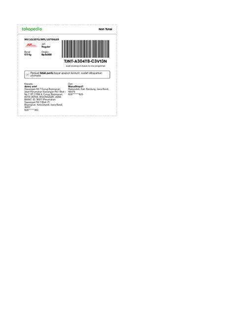 Cetak Label Pdf