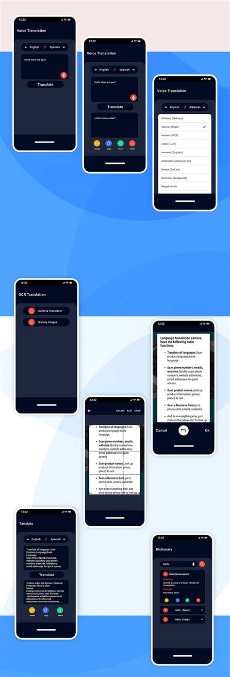 All Language Translator App On Behance