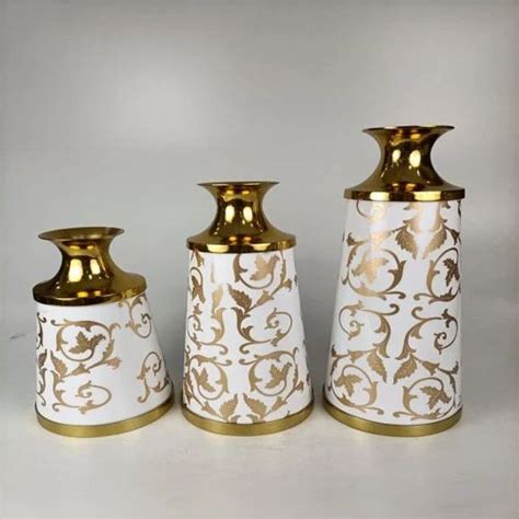MVB Floor Table Metallic Flower Vases Shape Bottle Shaped At 8316 Set In Ghaziabad