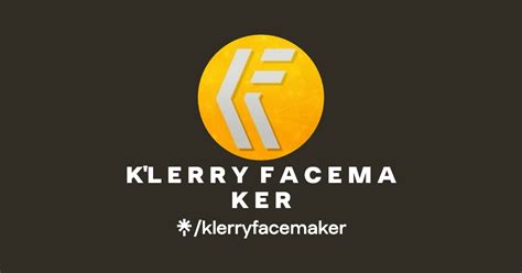 K L E R R Y F A C E M A K E R Instagram TikTok Linktree