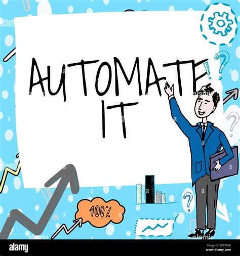 Writing Displaying Text Automate It Internet Concept Convert Process